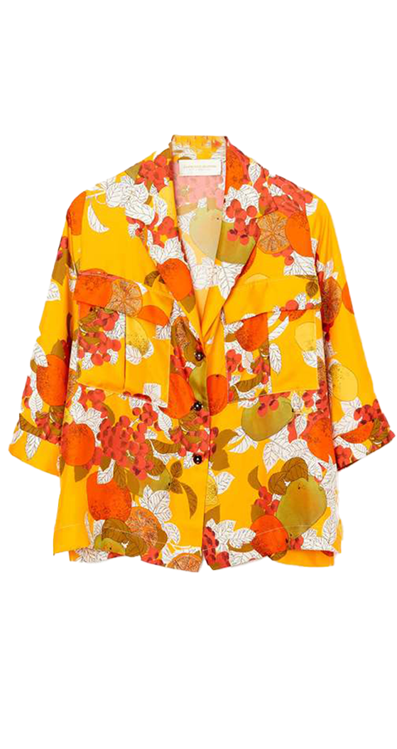 Lecomte Shirt Fruits Jaune – Abejas Boutique